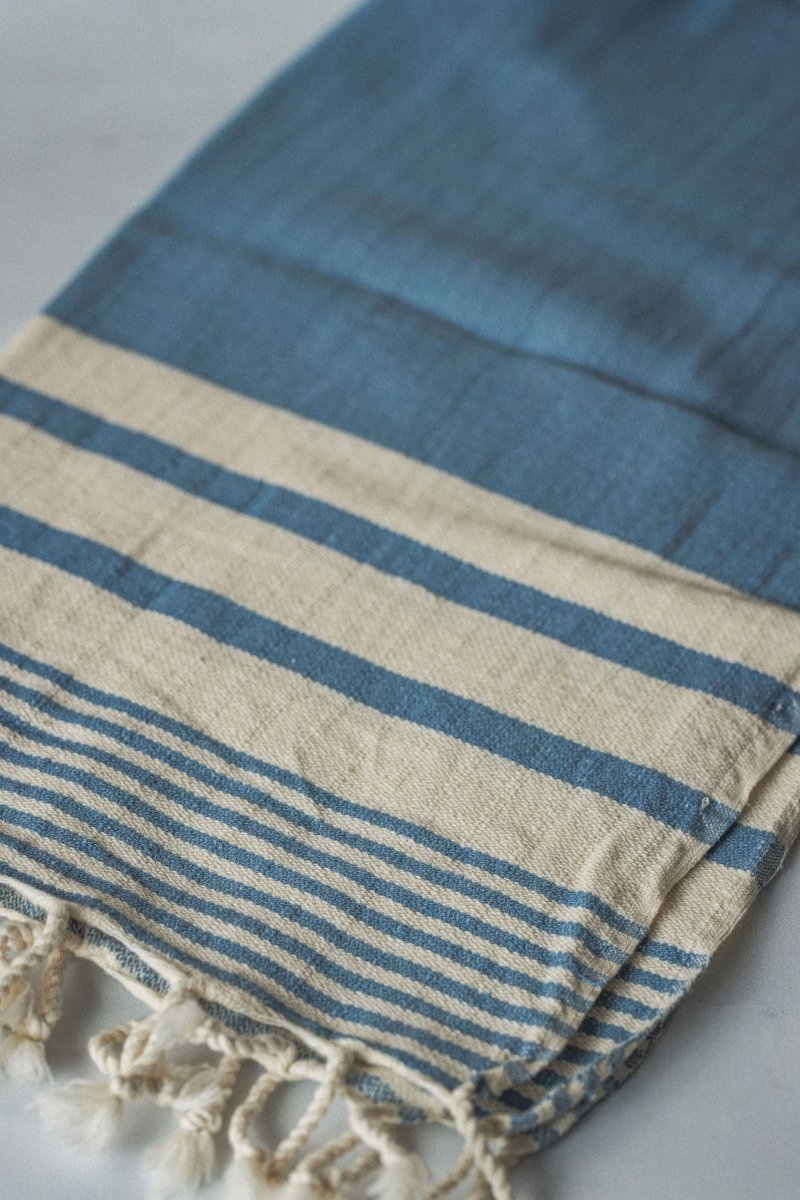 Essential Stripe Hand Towel Collection – 20” x 40” Turkish Cotton Hand ...